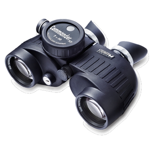 STEINER 7X50 COMMANDER XP BINOCULARS #395 W/ COMPASS